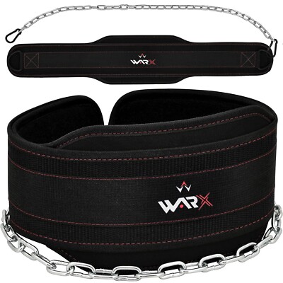 WARX Heavy Duty Dipping Belt Weight Lifting Dips Pull up 36 inches Long Chain | eBay