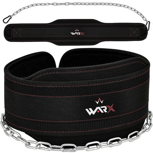 WARX Heavy Duty Dipping Belt Weight Lifting Dips Pull up 36 inches Long ...