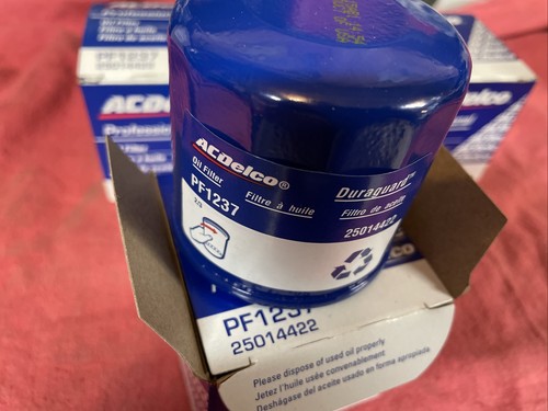pf1237 oil filter lot of 4 acdelco 25014422 Honda Fury | eBay