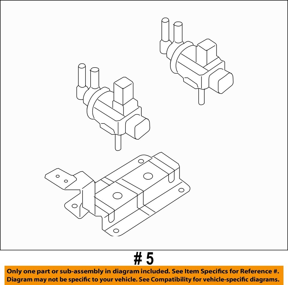 MAZDA OEM 04-15 3 Emission System Emission Components-Valve Assy ...