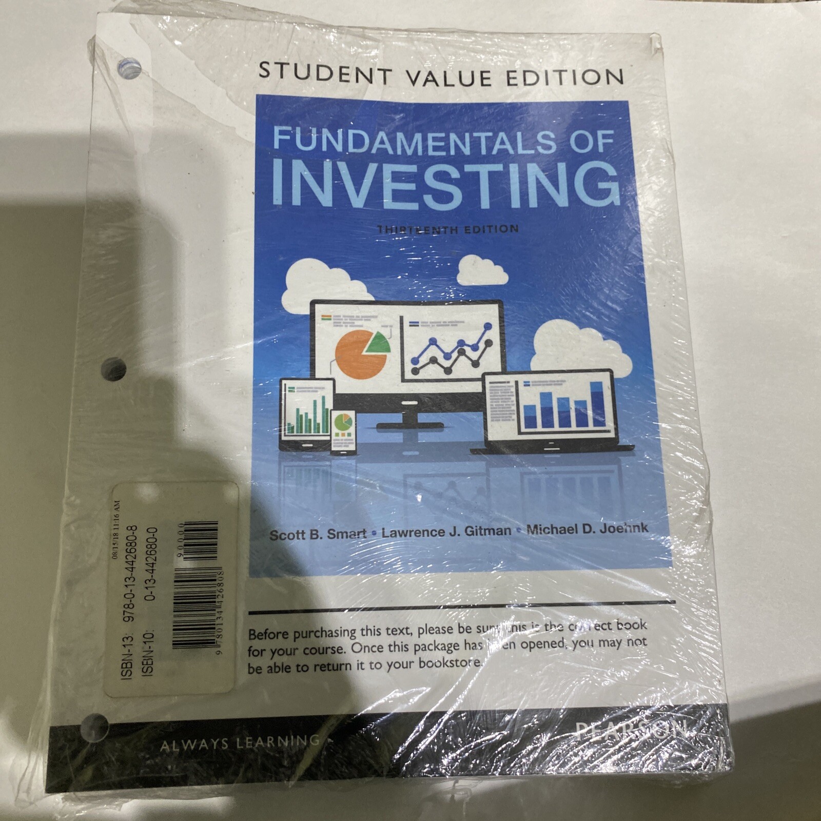 Fundamentals of Investing by Michael Joehnk, Lawrence Gitman and Scott ...