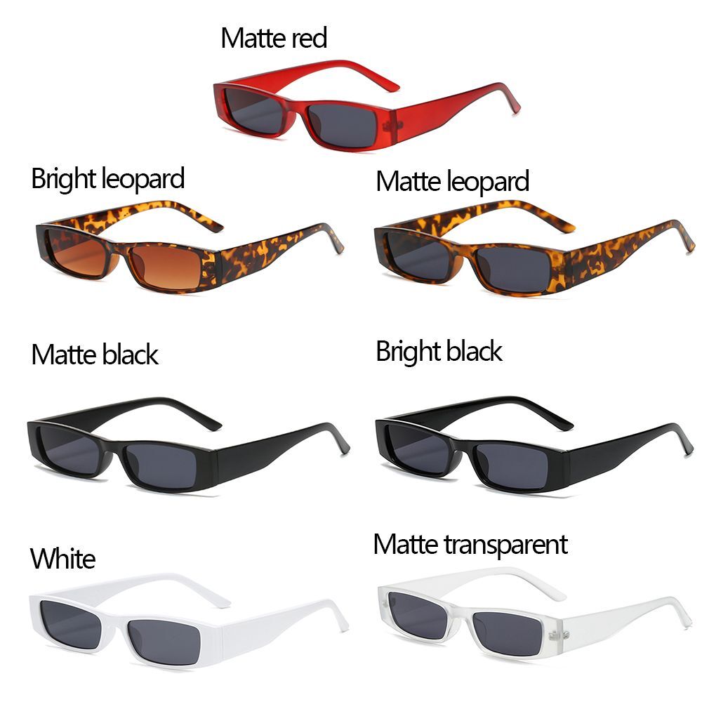 Small Frame Small Rectangle Sunglasses Narrow Sunglasses Retro Sun ...