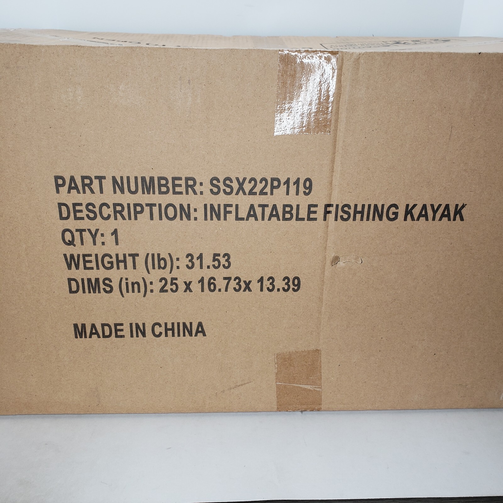 Snap-On Inflatable Fishing Kayak SSX22P119 Seat Pump Oar Paddle Holders ...