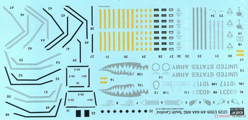 Academy 12129 1/35 AH-64A Apache `South Carolina ANG` (Plastic model ...
