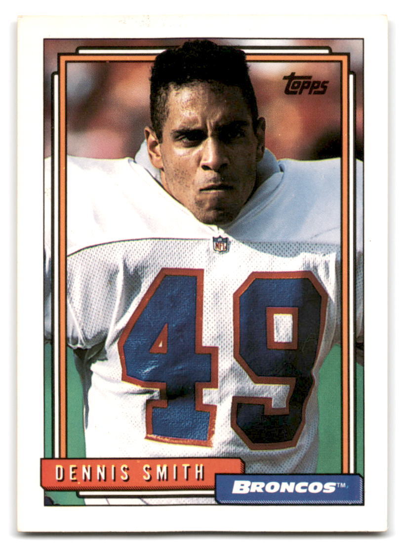 Dennis Smith 1992 Topps FOOTBALL #369a Denver Broncos | eBay