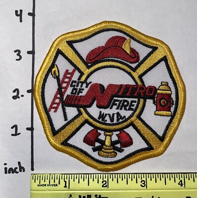 City Of Nitro West Virginia (WV) Fire Department Patch | eBay
