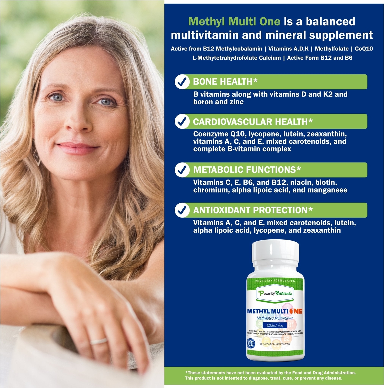 Multi One Methylated Multivitamin for Men and Women | MTHFR Support ...