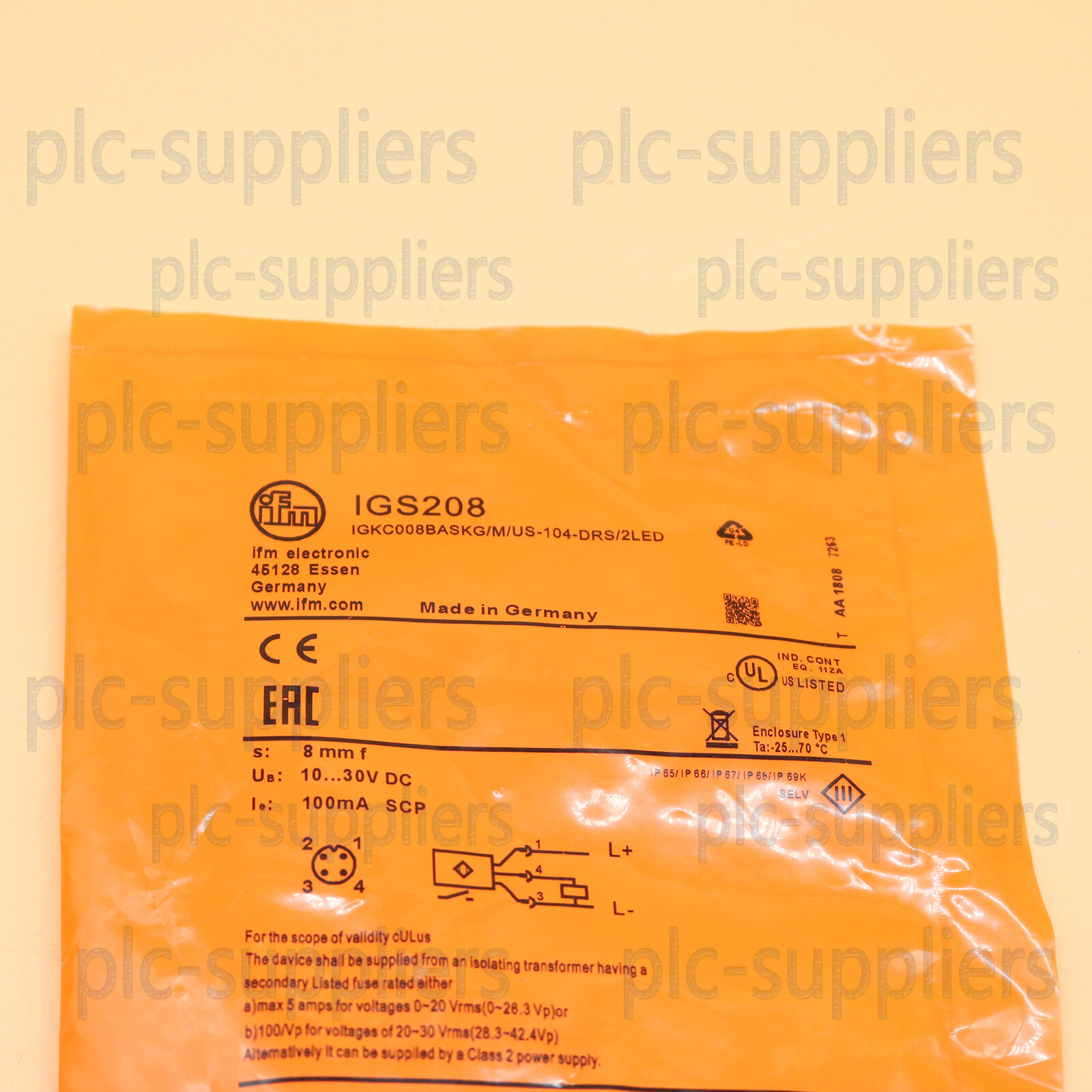 One New Inductance sensor For IFM IGS208 Free Shipping | eBay