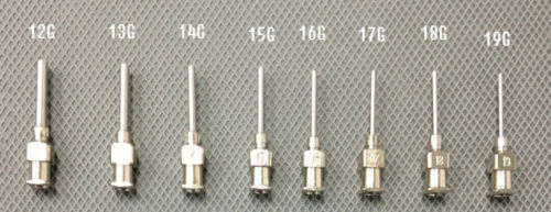 Industrial Blunt stainless steel dispensing syringe needle 1" 14 pc ...