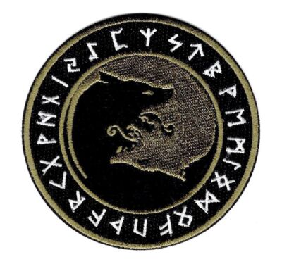 Viking Odin "Úlfhédnar No Mercy Only Violence Wolf Odin IRON ON Patch ...