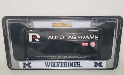 University of Michigan Wolverines Auto Tag Frame Laser HIGH QUALITY ...