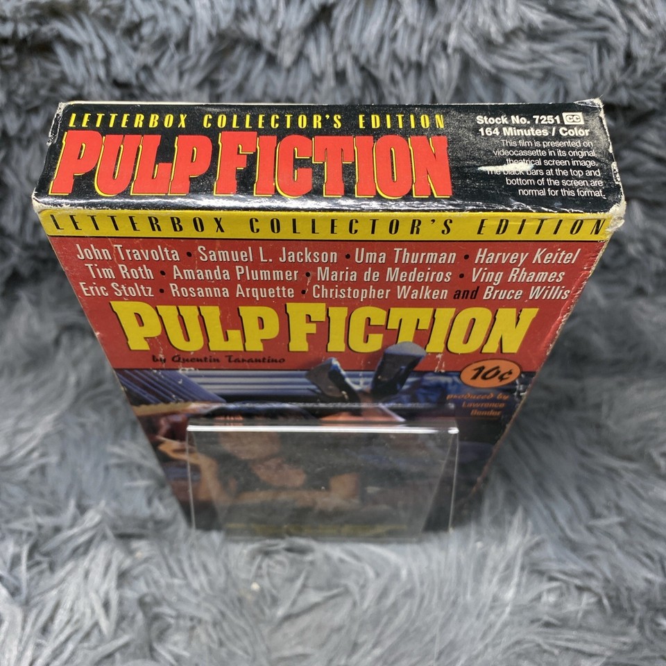 Pulp Fiction VHS 1996 Widescreen Letterbox Collector’s Edition Classic ...