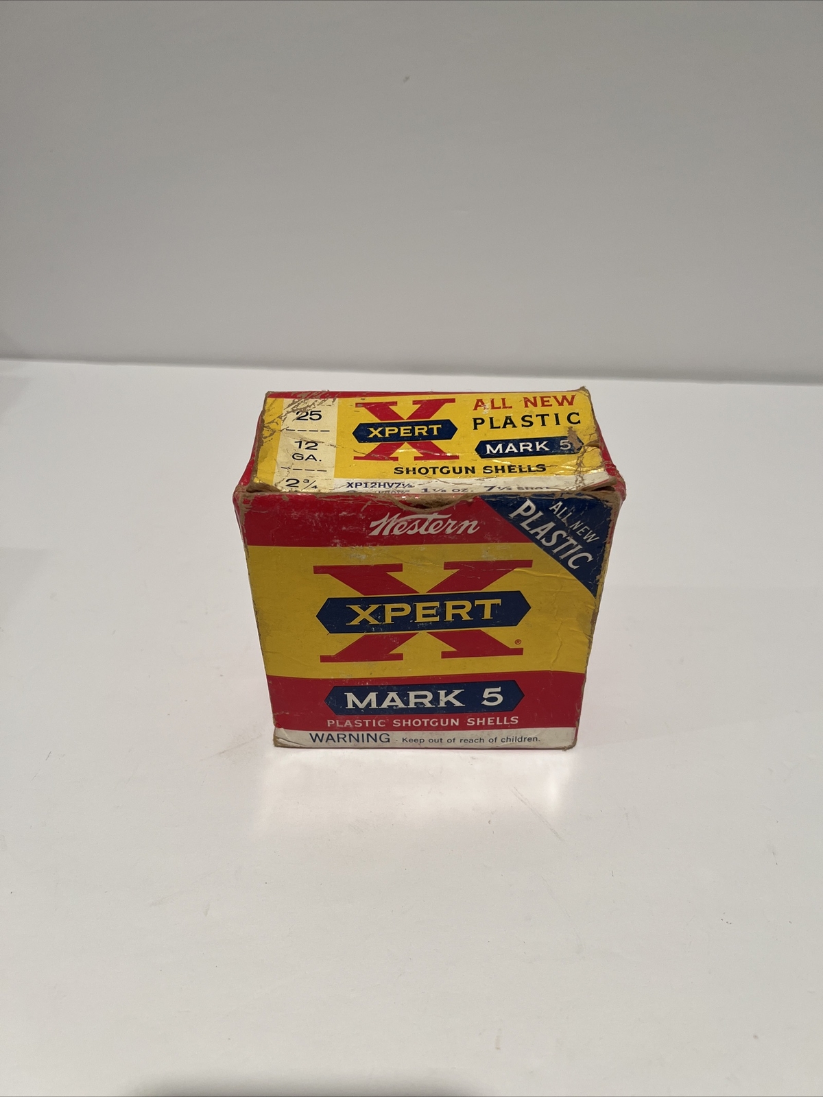Vintage Western Xpert Mark 5 Olin 12 Ga. Empty Shotgun Shell Box | eBay