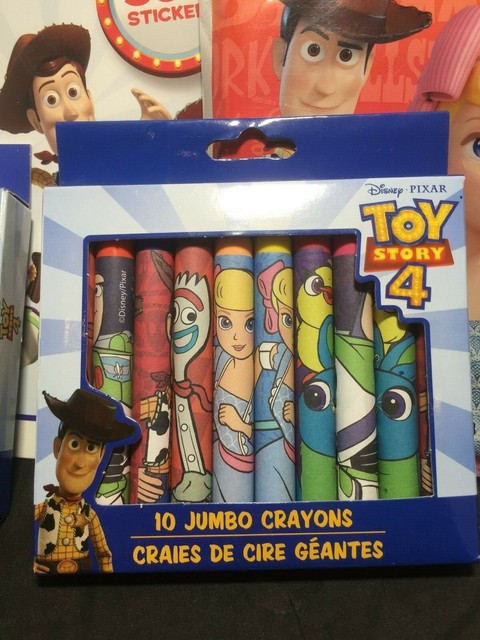 Disney Pixar Toy Story 4 10 Jumbo Crayons for sale online | eBay