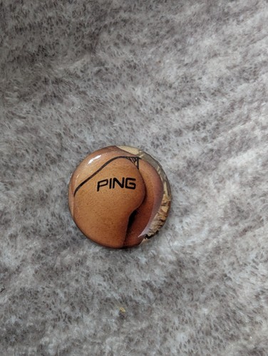 Ultra Rare Ping Thong 1” Golf Ball Marker Vintage | eBay