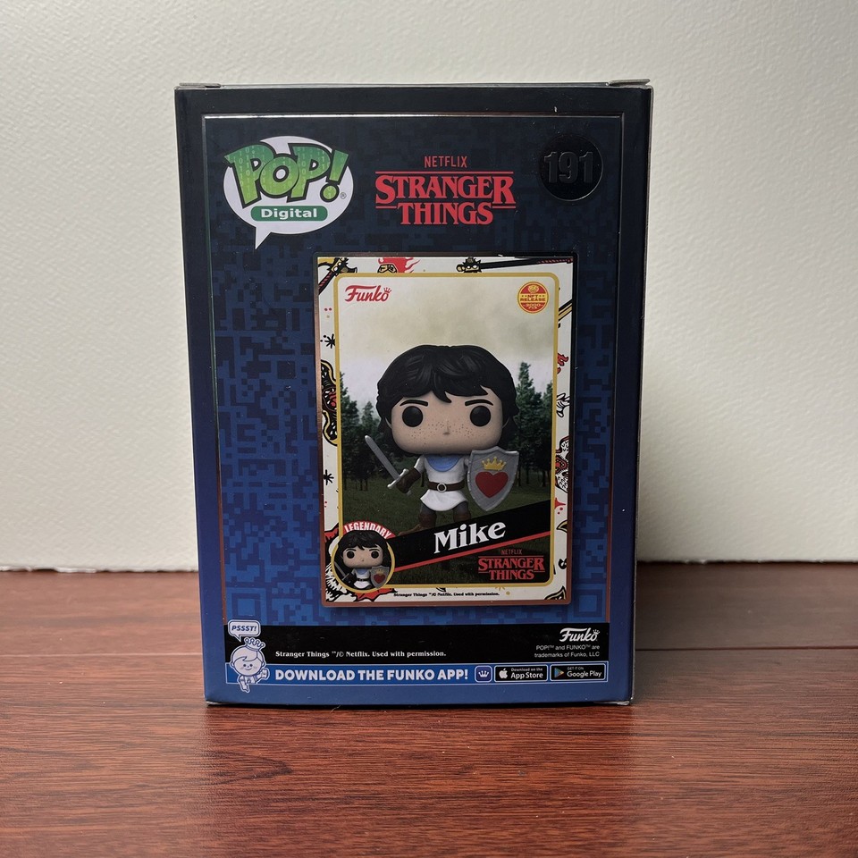 Funko Pop! Digital #191 Stranger Things Mike LE Legendary 2406 W/ Pop ...