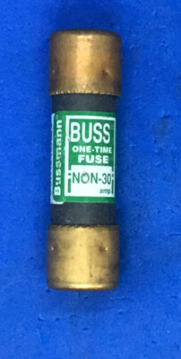 BUSSMAN 30 amp fuse (NON-30) ONE TIME FUSE | eBay