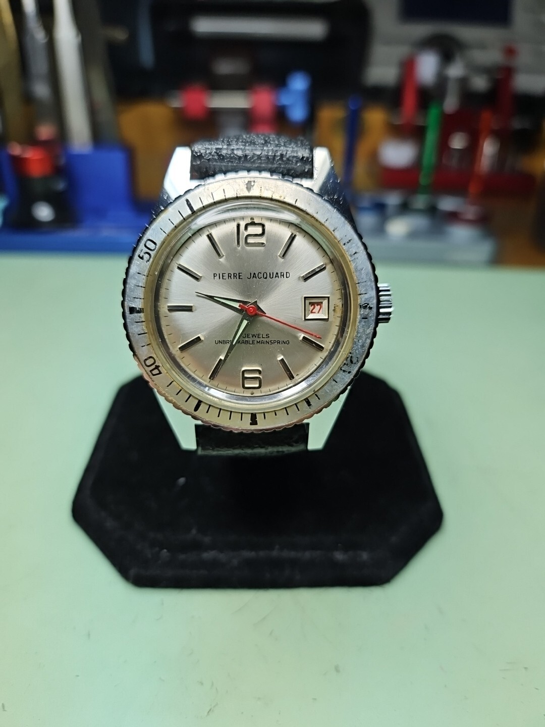 Rare & Vintage Pierre Jacguard Diver Watch W/Date Ser… - Gem