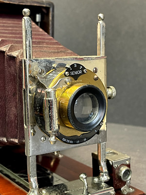 CONELY SENIOR Red Star Folding Red Bellows Camera | eBay