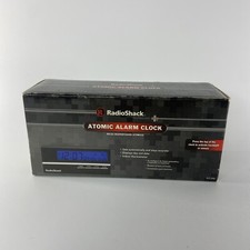 Radio Shack Atomic Digital Wall Clock with Indoor Temperature 63-1438 ...