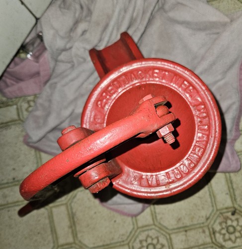 Original Rare Early Red Jacket Mellon Top Cast Iron Hand Water Well ...