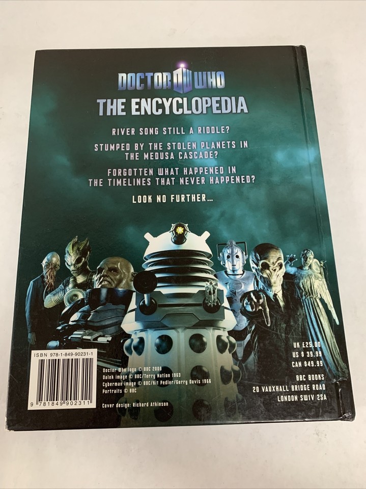 Doctor Who Encyclopedia (New Edition) by Gary Russell (2011, Hardcover ...