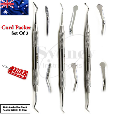 Dental Tissue Gingival Cord Packer Preparation Packing Placement ...
