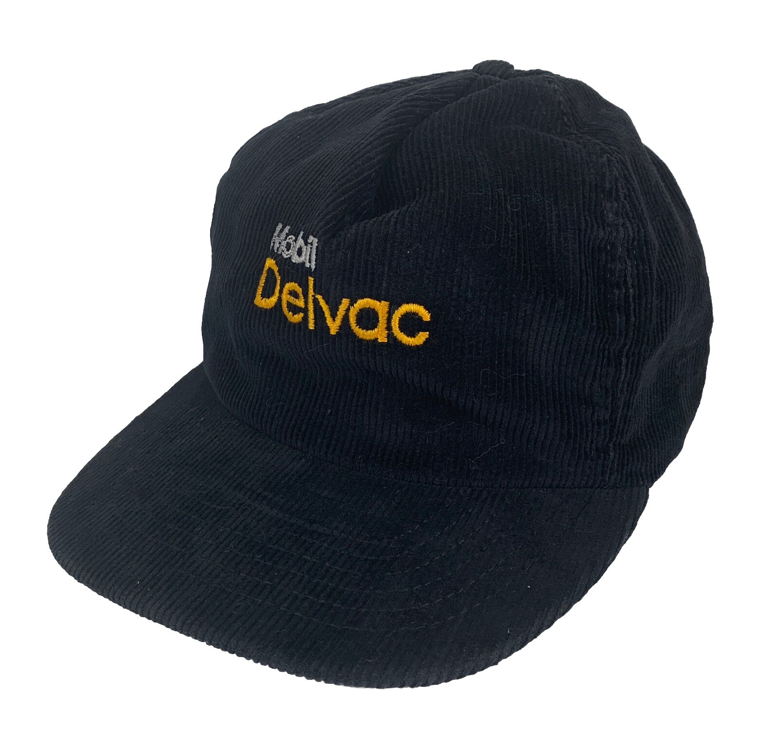 Mobil Delvac Heavy Duty Motor Oil Ball Cap Corduroy C… - Gem