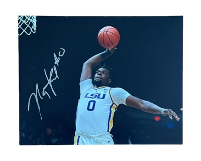 Naz Reid Signed Photo LSU Tigers Basketball Autographed Auto Basketball ...