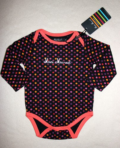 MINI MARCEL - LITTLE MARCEL body bébé à pois taille 12 mois NEUF | eBay