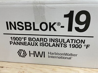 Insblok -19 Mineral wool block insulation. 8 Panels @ 17.75”x12”x2” | eBay