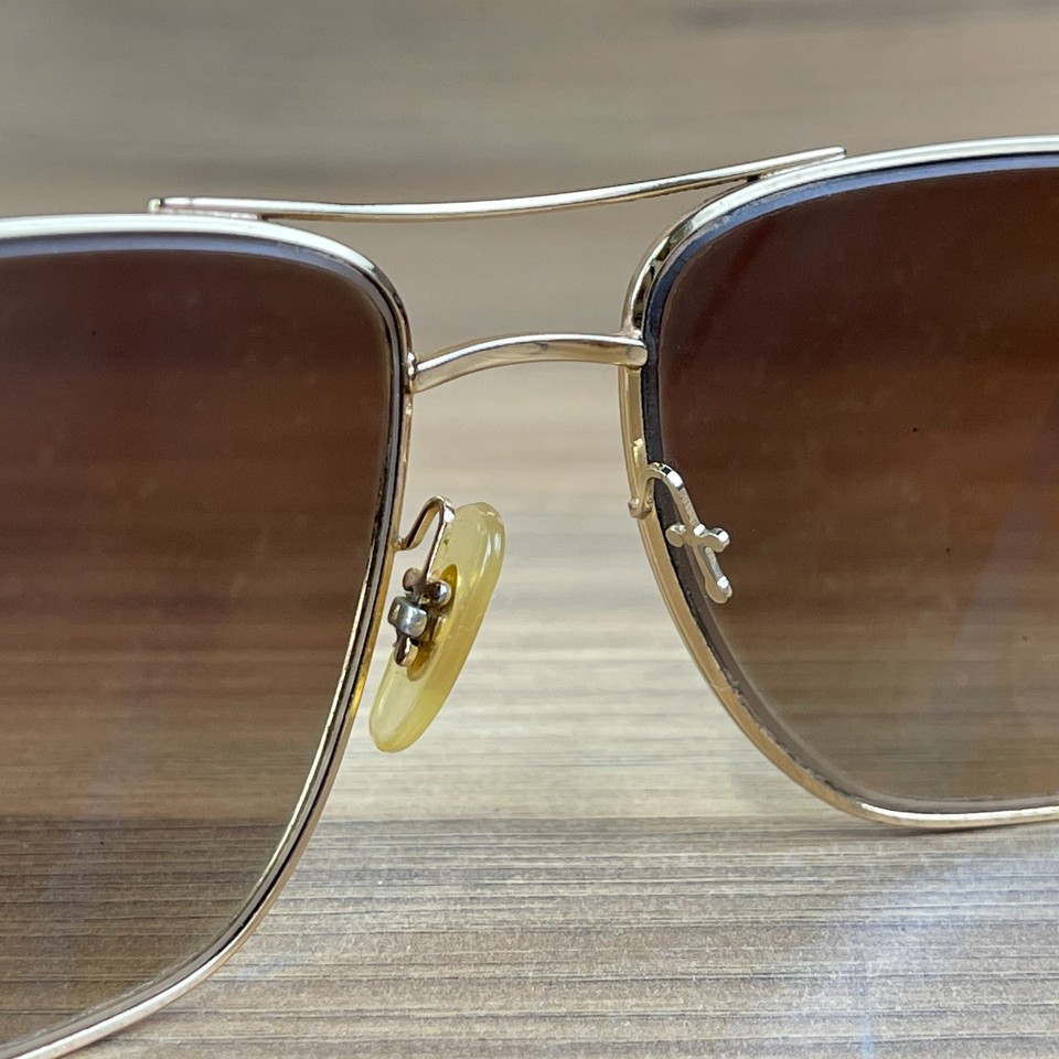 Ray-Ban RB3530 001/13 Men's Polished Arista Gold Square Full Rim ...