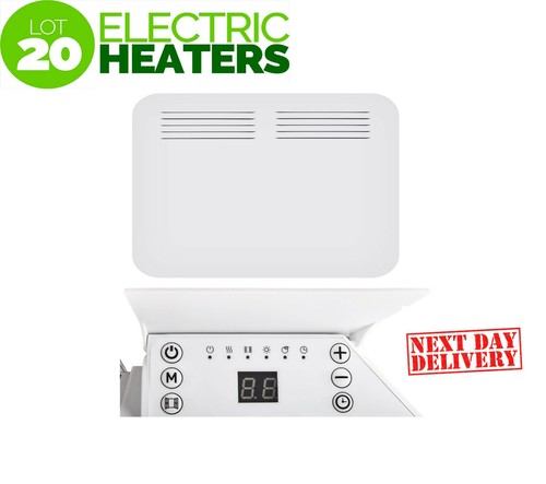 LED Electric Panel Heater Radiator Wall Mounted Slim 1KW 1000W ...