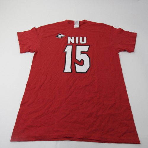 NIU Huskies Gildan Short Sleeve Shirt Men's Red Used | eBay