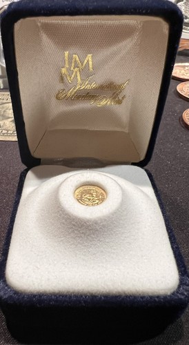 Mini Kruggerand 14k Gold Coin Mint Vintage Box + COA | eBay