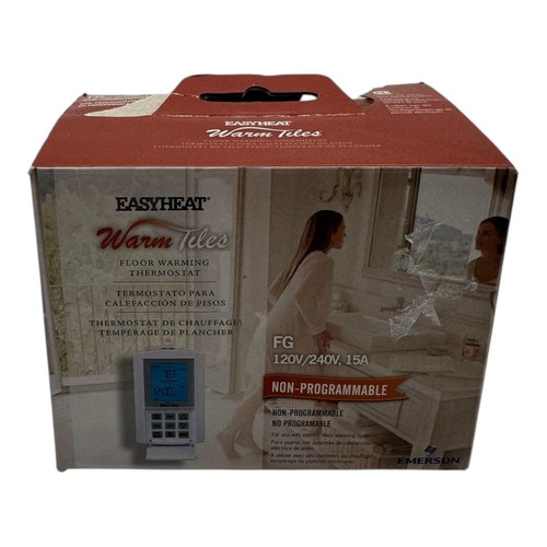 Emerson Easy Heat FG 120V/240V 15A Warm Tiles Thermostat Floor Warming ...