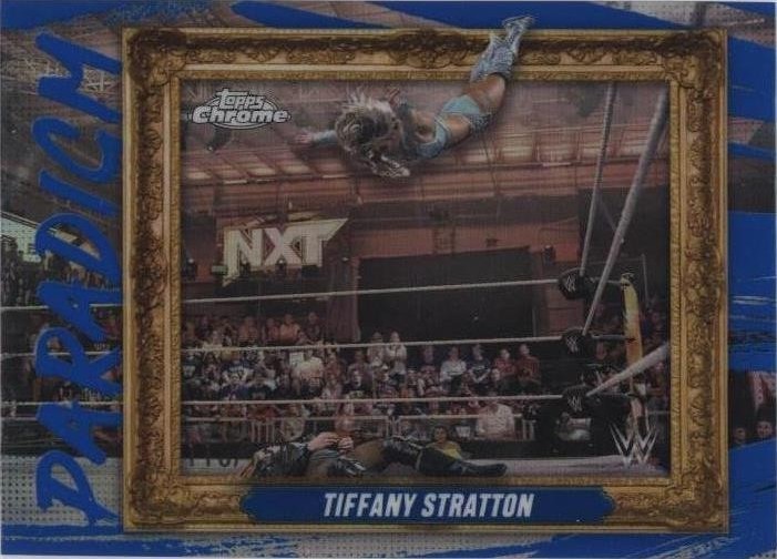 2025 Topps Chrome WWE - Paradigm Tiffany Stratton #PAR-TST Blue ...