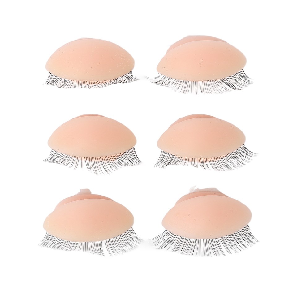 Pink Lash Mannequin Head Makeup Eyelash Extension Practice Doll Head ...