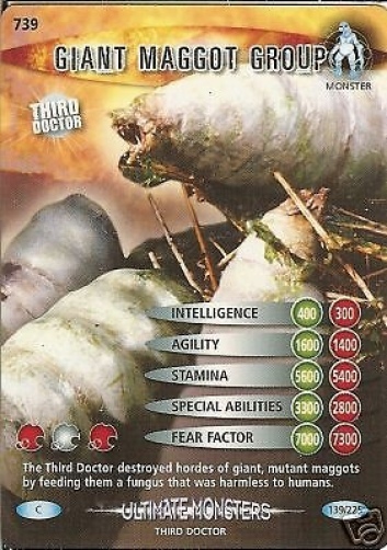 DR WHO ULTIMATE MONSTERS 739 GIANT MAGGOT GROUP | eBay UK