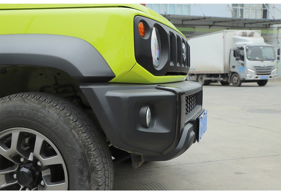 Carbon Fiber ABS Front Bumper Decor Strip Trim Bezel For 19-2023 22 ...