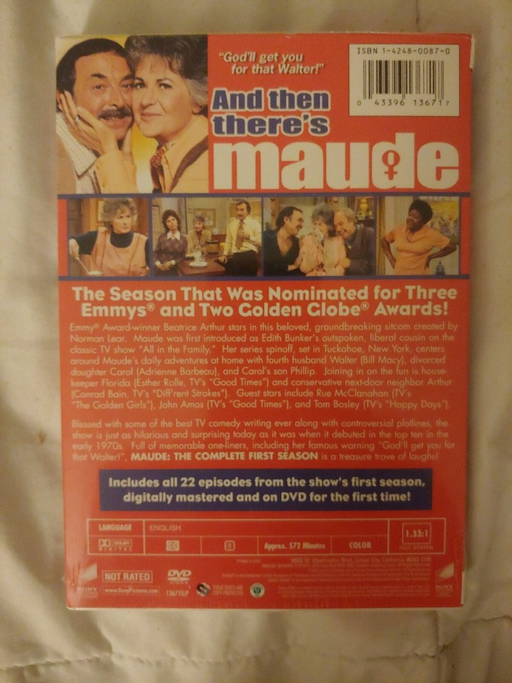 Maude - The Complete First Season (DVD, 2007, 3-Disc Set) 43396136717| eBay