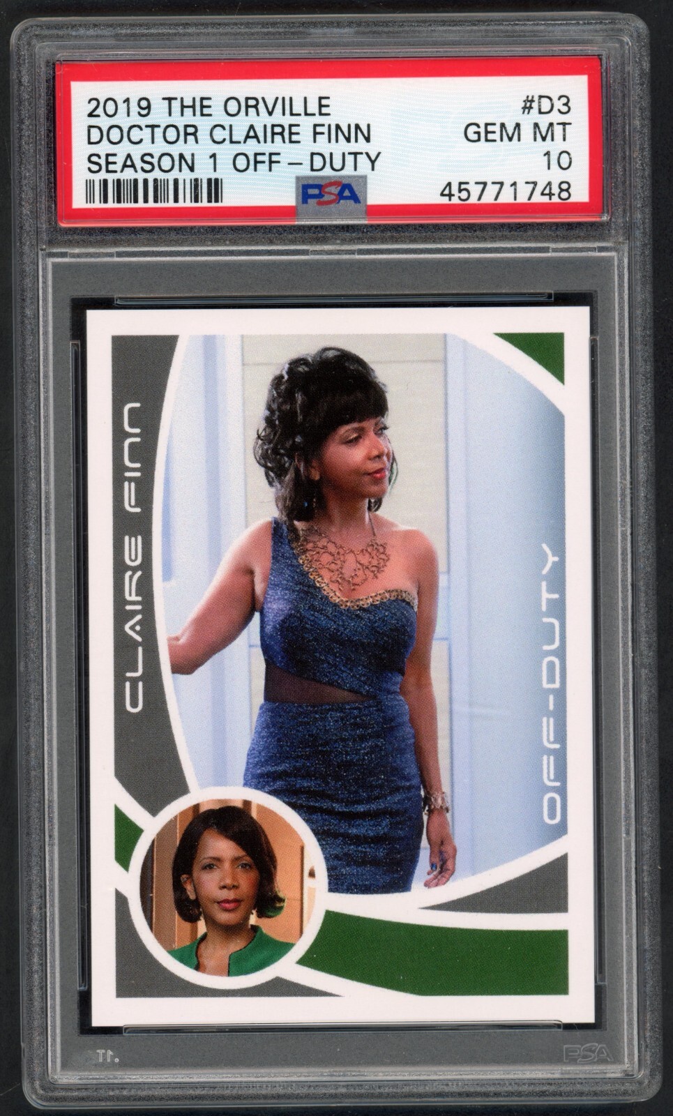 2019 The Orville Doctor Claire Finn #D3 PSA 10 GEM MINT Season 1 Off ...