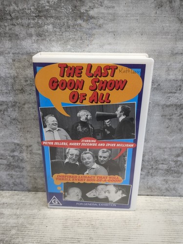 The Last Goon Show Of All VHS Movie Video Cassette Tape | eBay