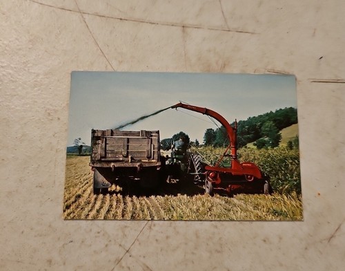 Postcard 1950s farm equipment Advertising Papec Model 32FForage ...
