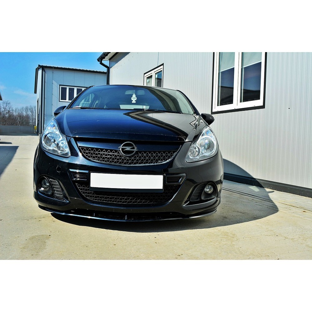 Front Diffuser Splitter Maxton Design Gloss Black for Vauxhall/Opel ...