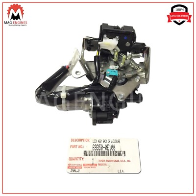 69350-0E100 GENUINE OEM LIFTGATE BACK DOOR LOCK -09-16 VENZA 10-19 ...