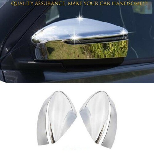For Nissan Kicks 2018-2024 Bright Chrome Rear View Mirror Cap Cover ...