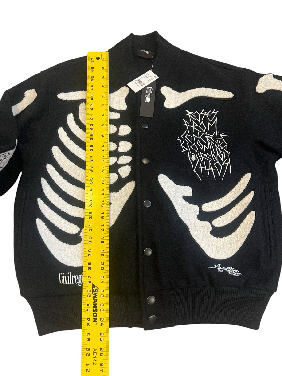 CIVIL REGIME 6 feet deep Jacket Black Size Small | eBay