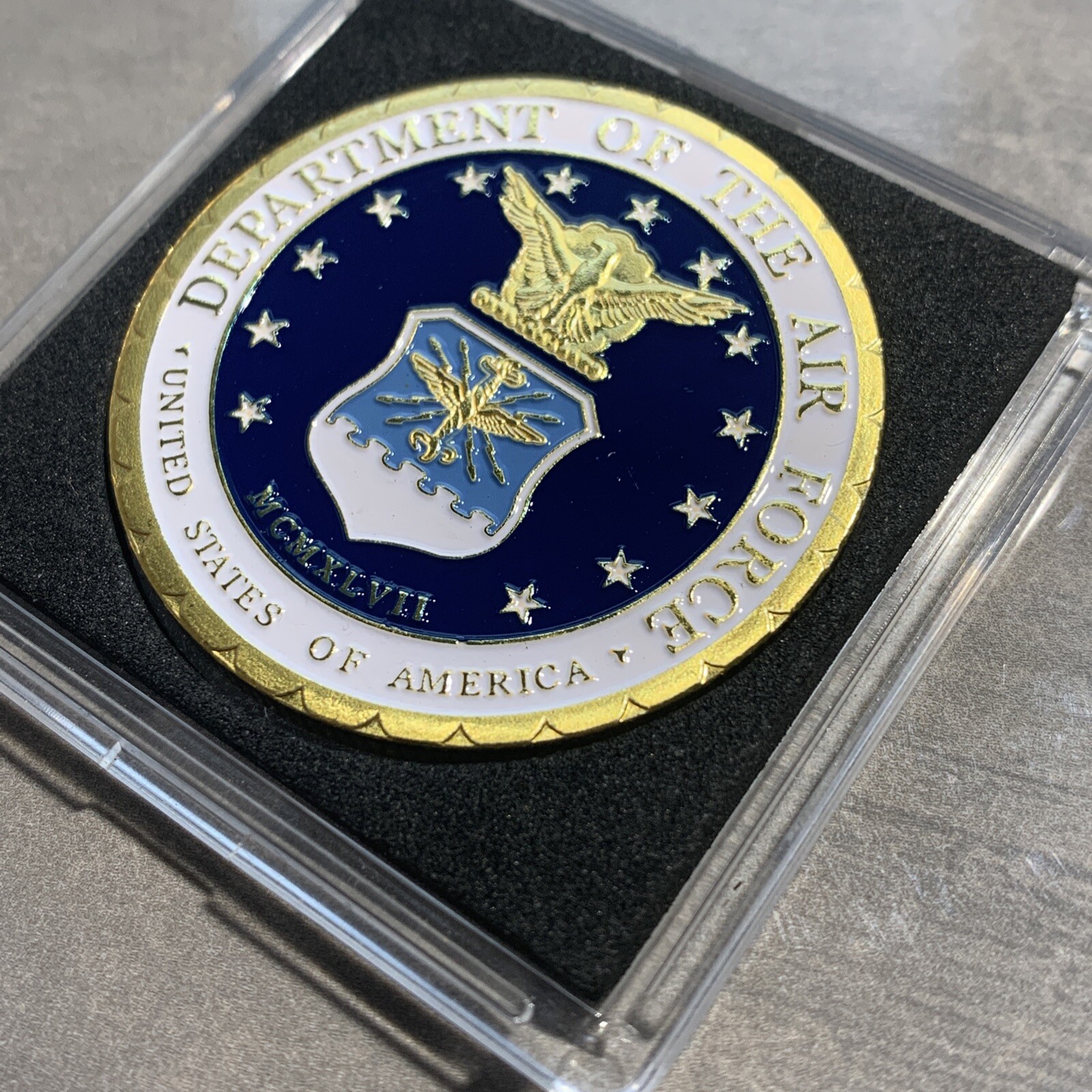SECURITY FORCES POLICE MILITARY CHALLENGE COIN United States AIR FORCE ...