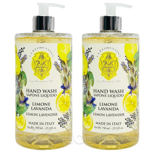 2-PACK La Florentina Italian Luxury Hand Wash Liquid Soap JUMBO - Lemon ...